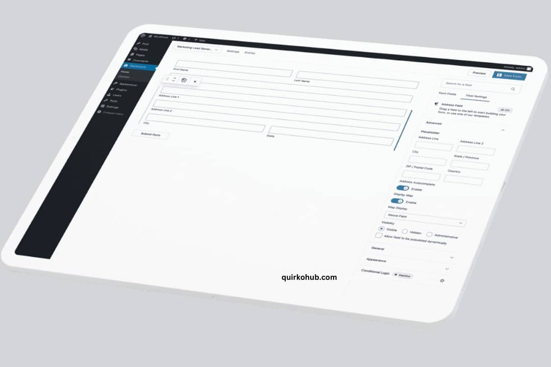 How to Build Advanced Contact Forms with Gravity Forms - Quirko hub